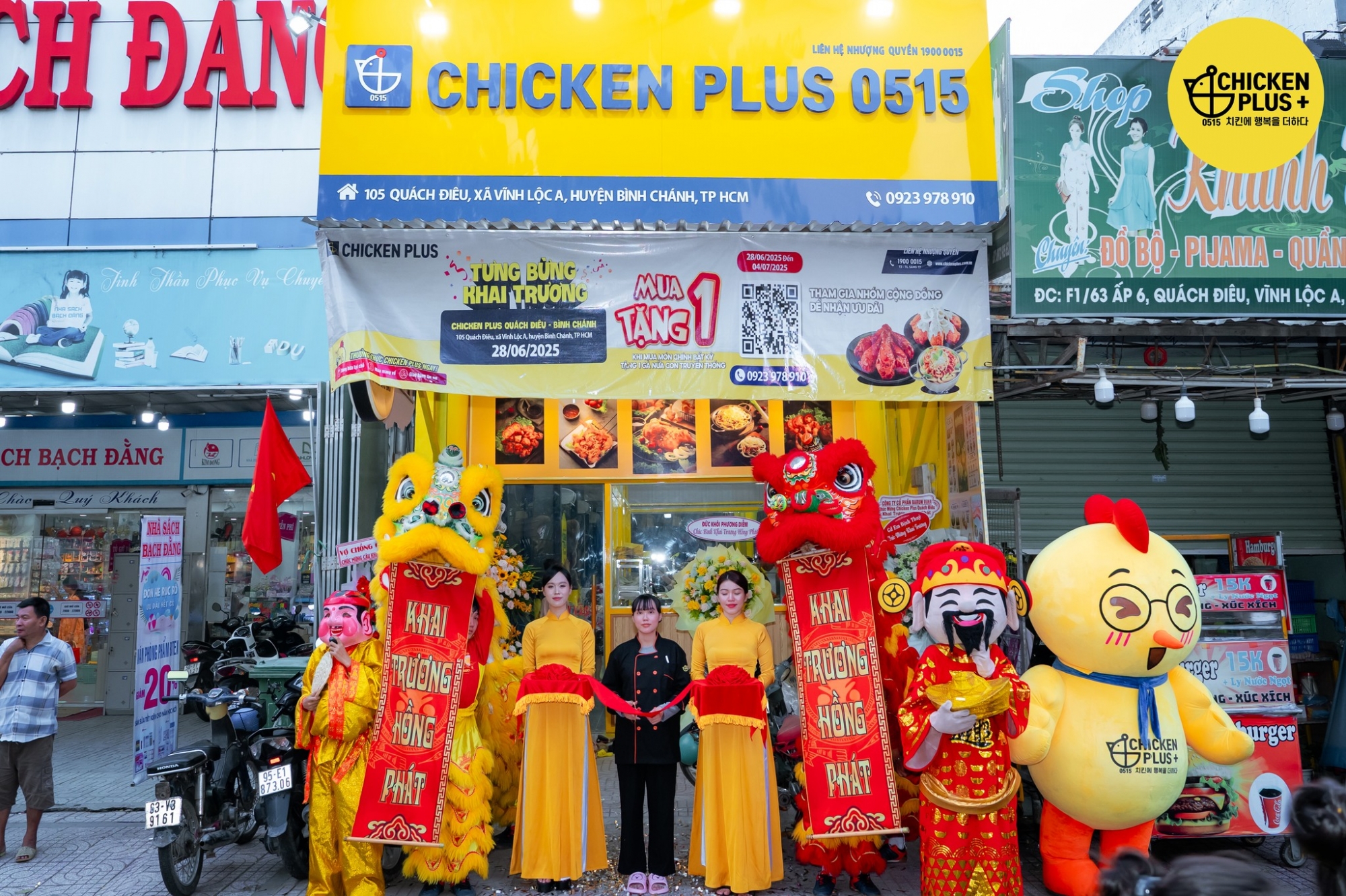 Khai trương cửa hàng Chicken Plus Quách Điêu – cơ hội nhượng quyền tiềm năng